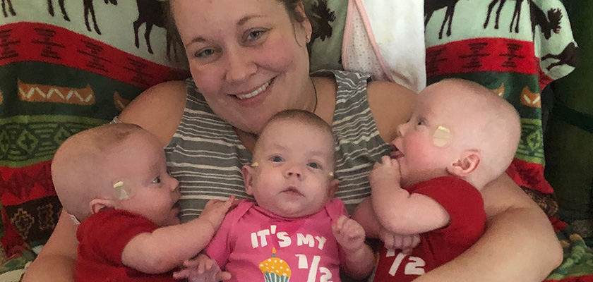 Miracle Micro-Preemie Triplets Overcome the Odds | The University of ...